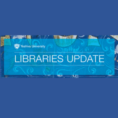 YU Libraries News | Yeshiva University